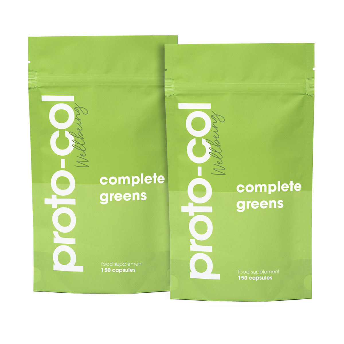 Super Greens Supplement Capsules Dual Pack – Proto-col